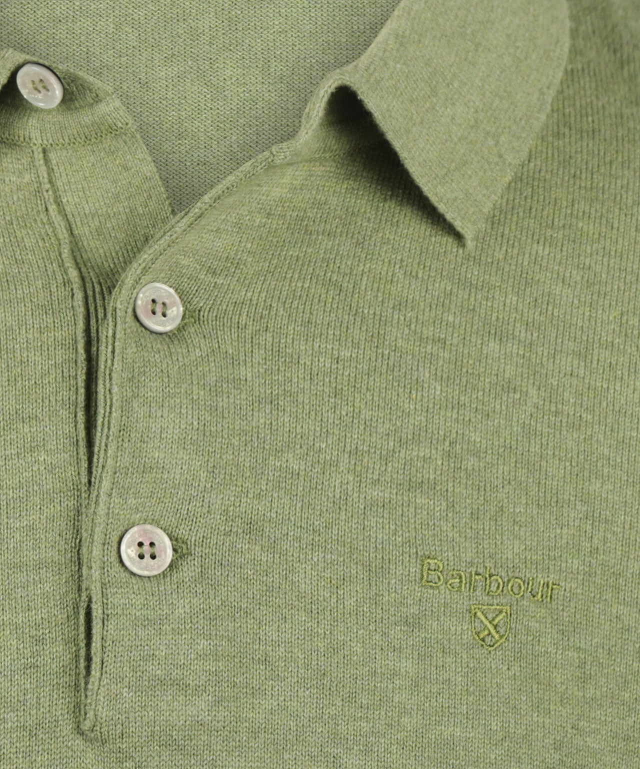 Barbour Pima Cotton Knitted Polo | The English Hatter